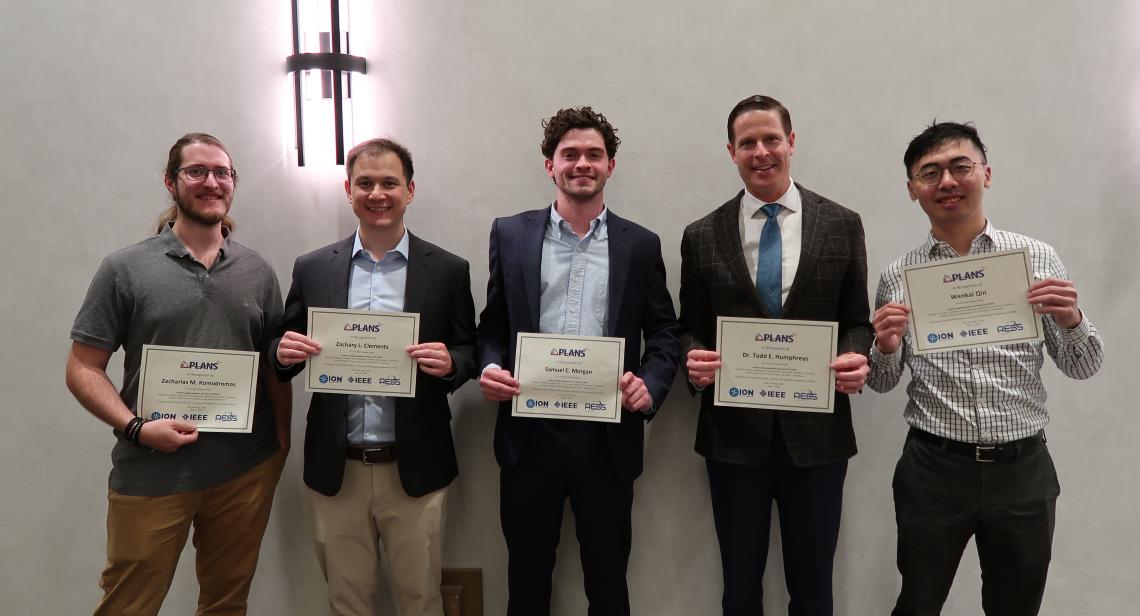 Samuel Morgan Receives IEEE/ION PLANS 2025 Best Student Paper Award ...